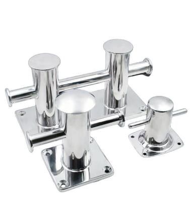 중국 해양 하드웨어 공급업체 헤비 듀티 계류 해양 이중 혼 비트 교차 주철 볼라드 해양 볼라드 판매용