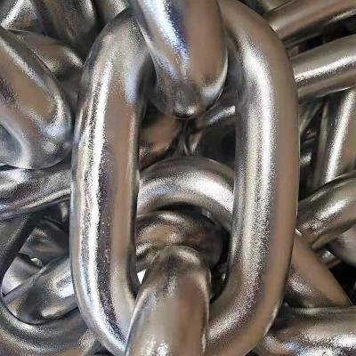 China 304 316 Stainless Steel Link Chain Stud Link Marine Anchor Chains for sale