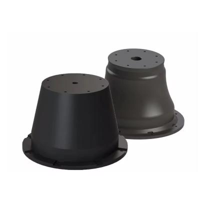 China High Energy Absorption Cone Rubber Fender Marine Dock Fender with Front Panel for sale