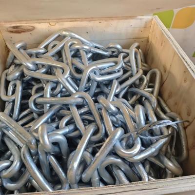 China Premium Hot Dipped Galvanized High-Strength Alloy Steel DIN766 ISO4565 Certified Marine Anchor Chain for Industrial & Outdoor Use for sale