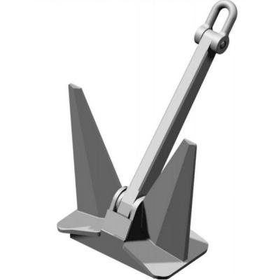 China Delta Type High Holding Power Marine Ship Anchor with ABS CCS BV LR DNV Certificate in High-Strength Alloy Steel for Self-Launching & Self-Setting for sale
