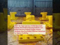 1000T Tee Type Cast Iron HT200 Boat Deck Bollards Boat Bollard Mooring Bollards Cast Bollard Mooring Bollards Images Marine Hardware Mooring Bollard Polished Galvanized For Marine Outfitting