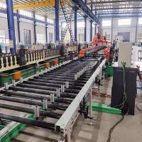 China 0.8-2.0mm Cable Tray Making Machine , 380V Perforated Cable Tray Machine for sale