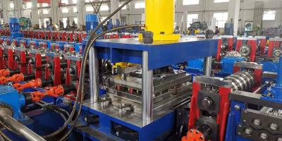 China Guardrail / Corrugated Roll Forming Machine , Highway Roll Forming Equipment for sale