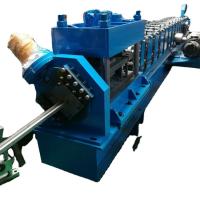 China Guide Rail Cold Roll Steel Door Frame Making Machine For Hotels for sale