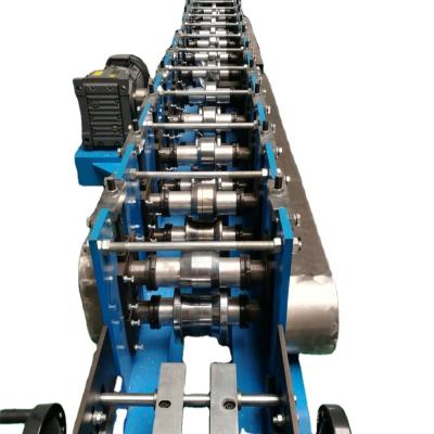 China C Channel U Profile Shutter Door Roll Forming Machine , Guide Rail Cold Forming Machine for sale