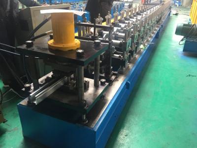 China C Channel U Profile Shutter Door Roll Forming Machine , Guide Rail Cold Forming Machine for sale