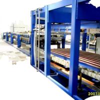 China sandwich panel making machine production line pu foam sandwich panel making machine for sale