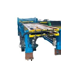 China 6.5Ton Pu Sandwich Panel Making Machine , 10-15m/Min Sandwich Panel Cutting Machine for sale