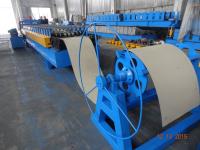 China 6.5Ton Pu Sandwich Panel Making Machine , 10-15m/Min Sandwich Panel Cutting Machine for sale