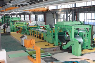 Cina 2 - tagliatrice d'acciaio della bobina di 8mm, taglio automatico 30T alla linea di lunghezza in vendita