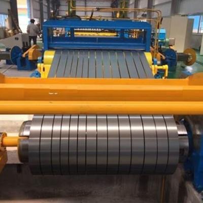 Cina La lamiera sottile di alluminio della tagliatrice della bobina che raddrizza la linea della macchina di taglio arrotola Taiwan in vendita