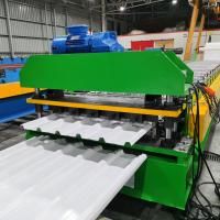 China Trapezoid Profile Sheet Making Machine , Tr4 Tr5 Ibr R Panel Roll Former for sale