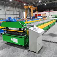 China Trapezoid Profile Sheet Making Machine , Tr4 Tr5 Ibr R Panel Roll Former for sale
