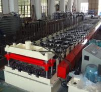 China Glazed Steel Deck Roll Forming Machine , 20m/Min Deck Roll Former for sale