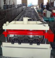 China Glazed Steel Deck Roll Forming Machine , 20m/Min Deck Roll Former for sale