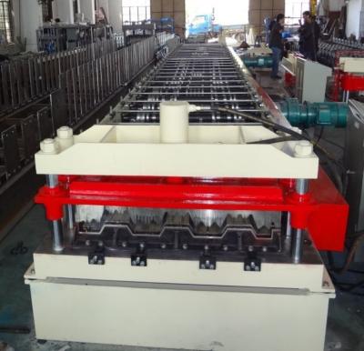 China Glazed Steel Deck Roll Forming Machine , 20m/Min Deck Roll Former for sale