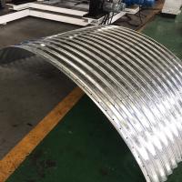 China 75kw Sheet Roll Forming Machine For Silo Panel / Metal Culvert Pipe for sale