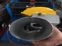 China Square / Round Downpipe Roll Forming Machine For 5'' Rain Gutter Downspouts for sale