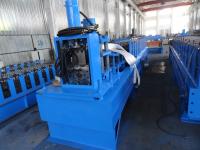 China Galvanized Steel Post Forming Machine , Peach Shape Fence Post Roll Forming Machine for sale