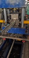 China 11kw Galvanized Vineyard Post Forming Machine With Punching Press for sale