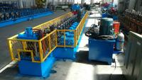 China 11kw Galvanized Vineyard Post Forming Machine With Punching Press for sale