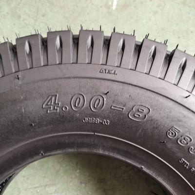 中国 バジャージュ 三輪バイクタイヤ 4.00-8 を 1 に交換する 販売のため