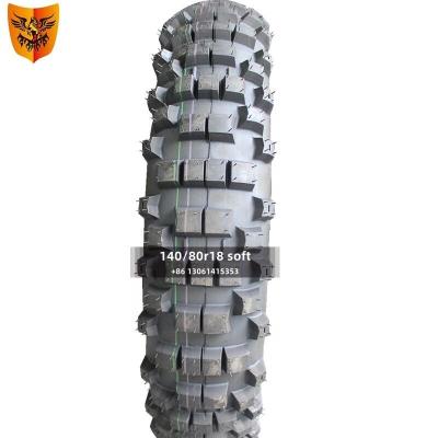 中国 140/80-18 140/80r18 アメリカとロシアのライダーの旅用のソフトオフロードバイクタイヤ 販売のため