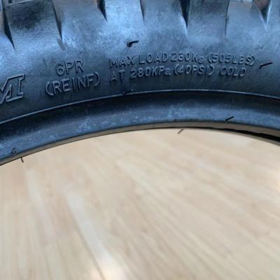 Cina Ban Motor 80/100 21 Pneumatici per motociclette con e contenuto di gomma del 35%-55% nel porto di Qingdao in vendita
