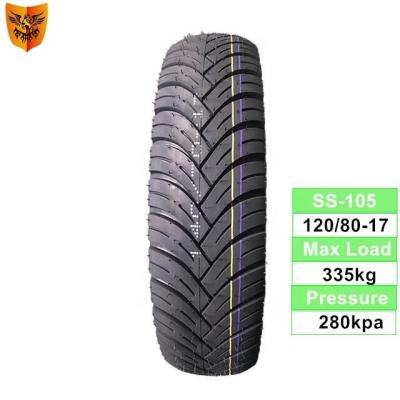 Cina 13000PCS Carico QTY/40'HQ 6PR/8PR Pneumatici per motocicli Pneumatici stradali 120/80-17 100/90-17 110/80-17 120/70-17 90/90-17 in vendita