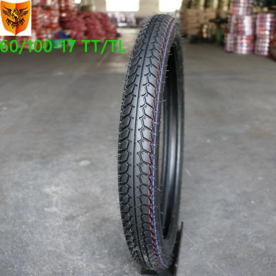China Fornecimento do Porto de Carregamento de Qingdao 60/100-17 70/100-17 Pneus de motocicleta com caixa de pneus à venda