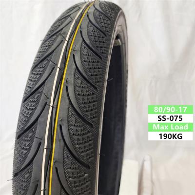 Cina 2.8kg 80/90-17 pneumatici per motocicli senza tubi 809017 per Cambogia Malesia Mercato delle Filippine in vendita
