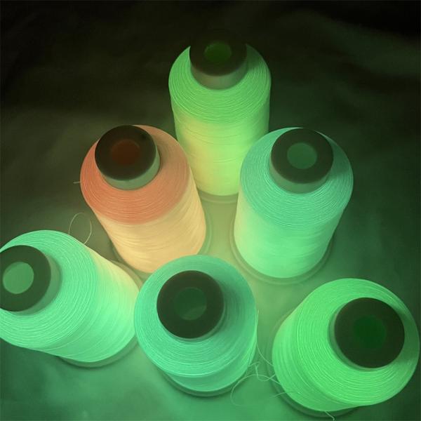 Glow In The Embroidery Dark Yarn Glowing Knitting Yarn Polyester Glowing weaving yarn