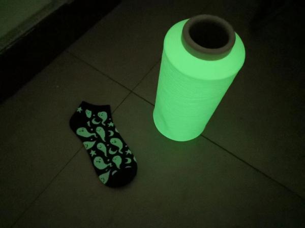 Glow In The Embroidery Dark Yarn Glowing Knitting Yarn Polyester Glowing weaving yarn
