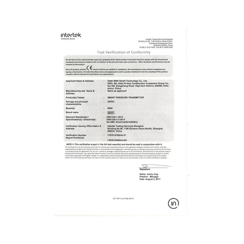 CE - Hefei WNK Smart Technology Co.,Ltd