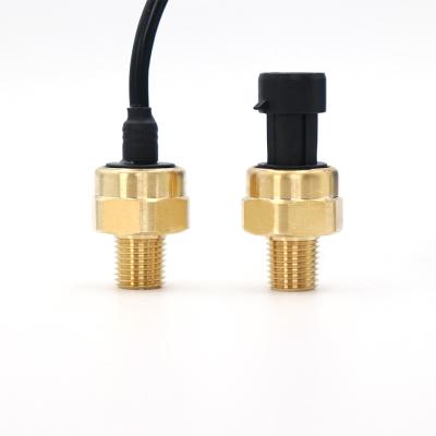 China 0.5-4.5VDC Electronic Brass Water Pressure Sensor For Liquid Gas for sale