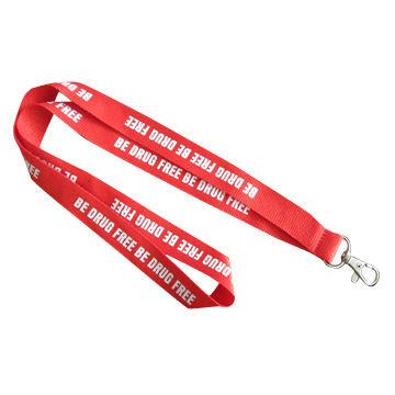 China Cheap Promotional Custom printed neck nylon lanyards polyester material sublimation for sale