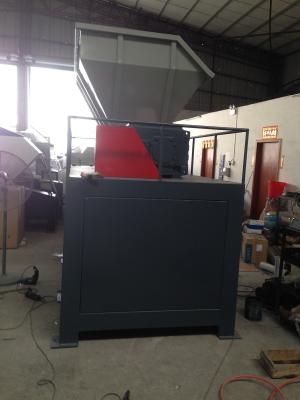 China Waste shredding machine plastic rubber garbage shredder Double Shaft Plastic Shredder Machine For Plastic Mesh for sale