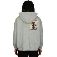 China Custom Distressed Oversized Hoodie with Graphic Patch for sale