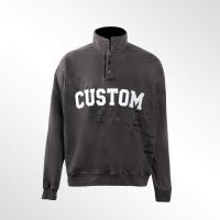 Quality Custom Vintage Oversized Sweatshirt 360gsm Heavyweight Pullover Vintage Style for sale