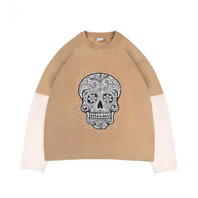 China Long Sleeve Vintage Tee Shirts Durable Wrinkle Resistant For Men for sale
