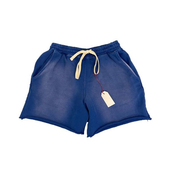 Quality Custom French Terry Streetwear Shorts with Vintage Wash and Raw Hem for sale
