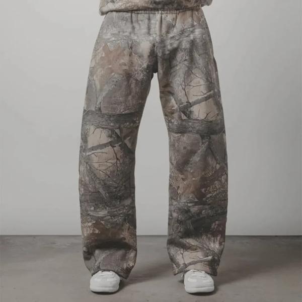 Quality Custom Oversized Baggy Camo Sweatpants for Streetwear Brands for sale