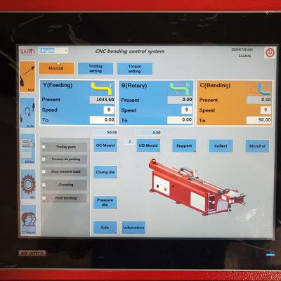 China Hydraulische Runde 3D-CNC-Rohrbiege für Edelstahl zu verkaufen