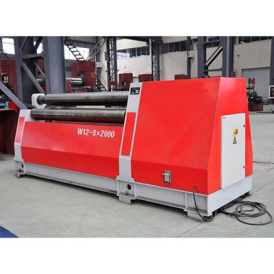 Cina Macchina automatica di rotolamento di lamiere in acciaio inossidabile con motore e ingranaggi per rotolamento di lamiere in alluminio 8x2000mm in vendita
