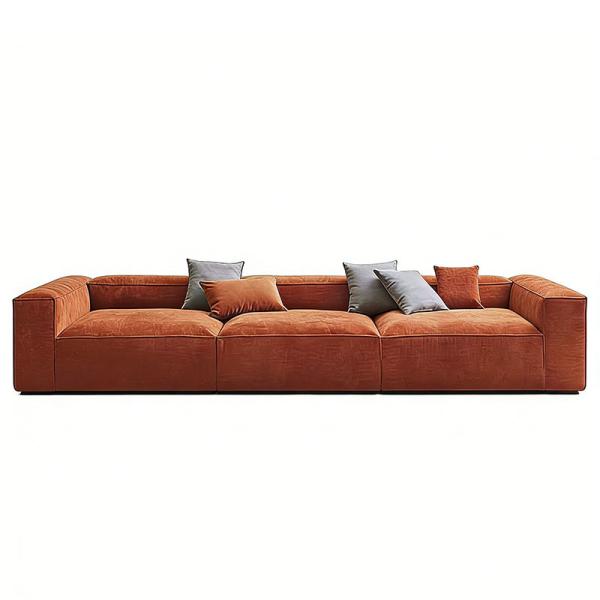 Quality Luxury Home Office Furniture Vacuum Packaging Living Room Corduroy Compressed Modular Sofa Bed for sale