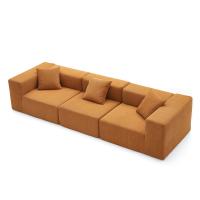 China Simple Reclining Boneless Sofa Set With Expandable Function Vacuum Packaging Modern Sofa Bed Teddy Sofa for sale