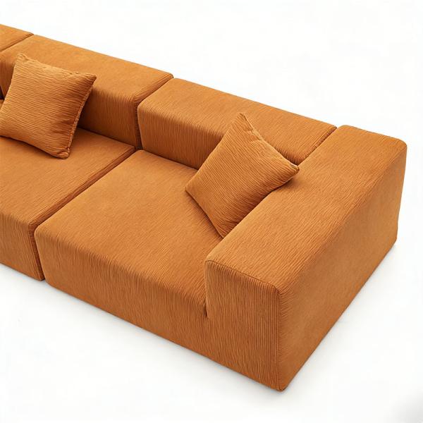 Quality Vacuum Sealed Modular Office-Friendly Ottoman Matching Pillow Space-Saving for sale