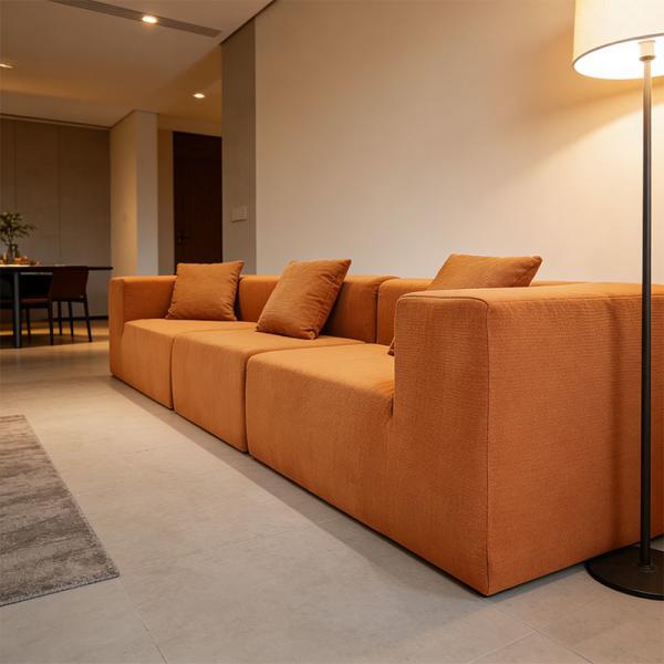 Quality Vacuum Sealed Modular Office-Friendly Ottoman Matching Pillow Space-Saving for sale