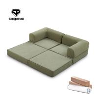Quality Vacuum Pack Modern Convertible Foam Eco-Friendly 2 Seater Hotel Use Living Room for sale